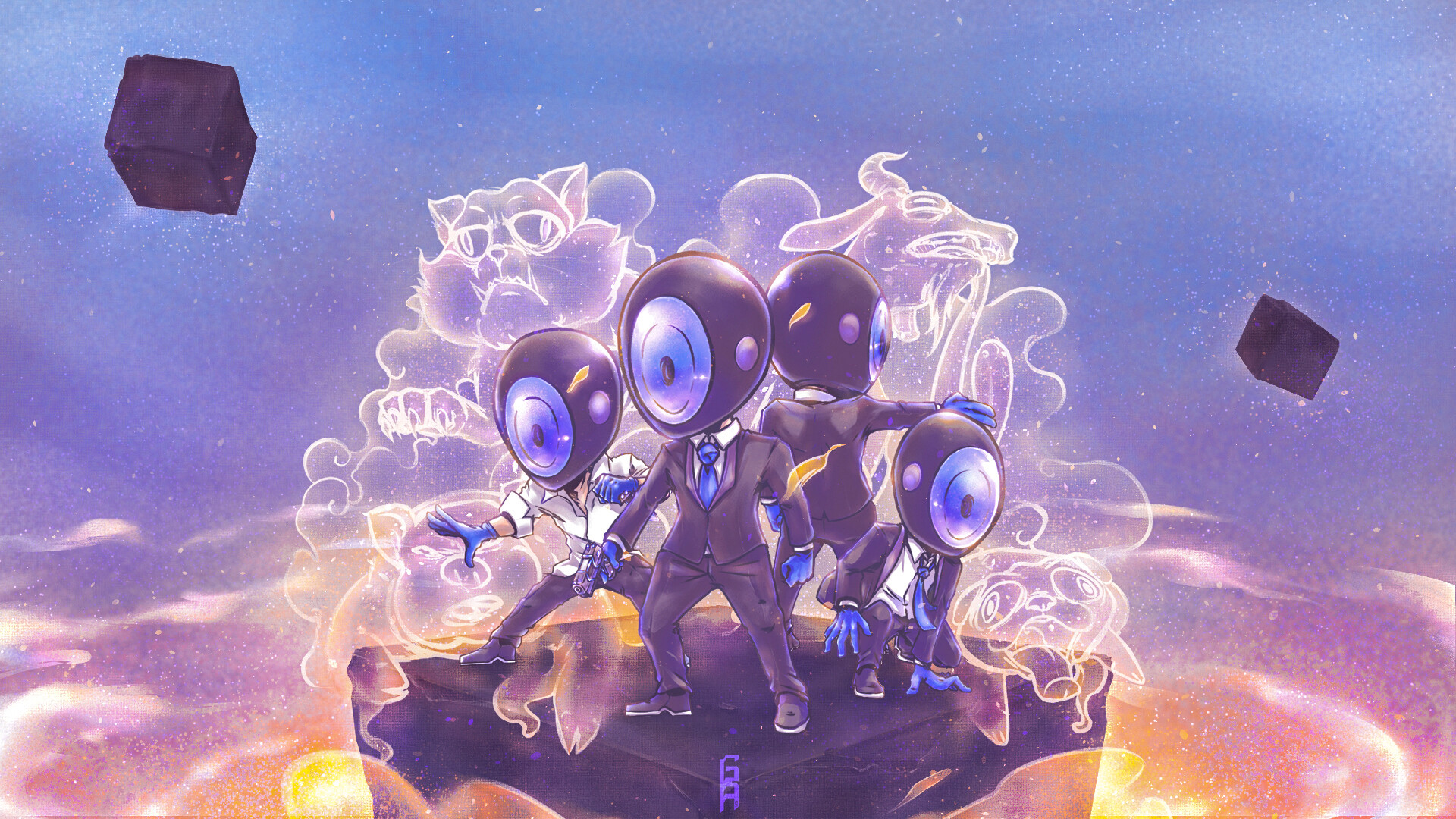 ArtStation - One Eye : One Eye with animal meme spirit