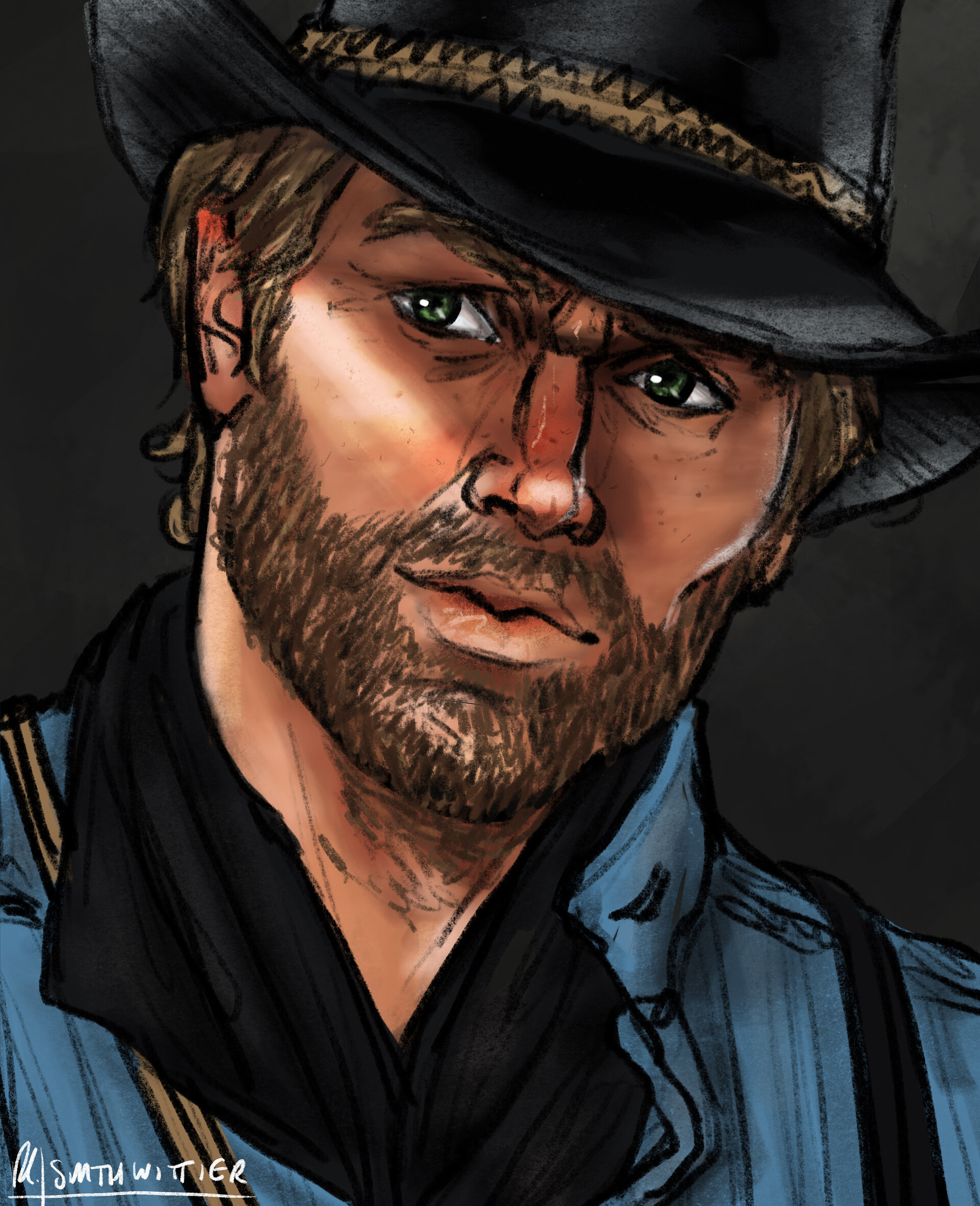 ArtStation - Arthur Morgan fanart