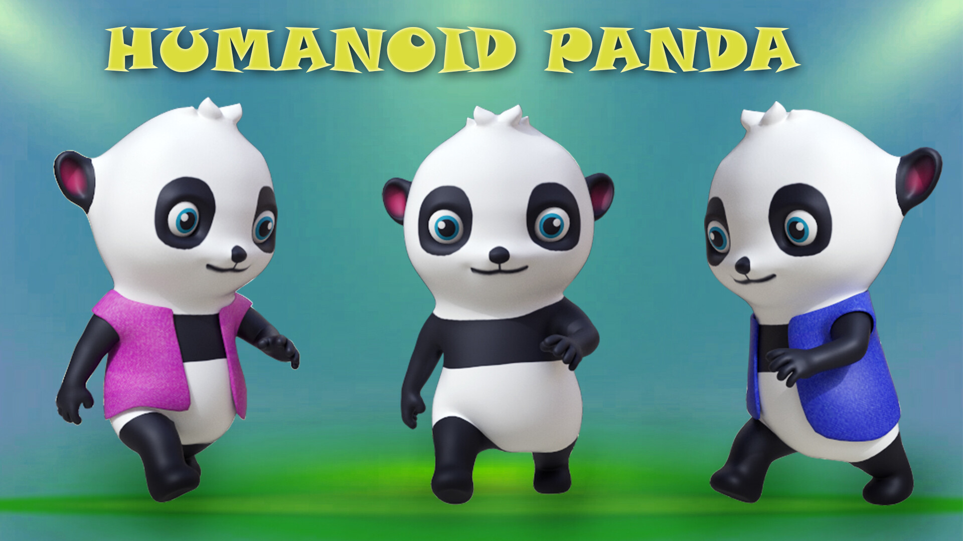ArtStation - 3D Humanoid Panda Character