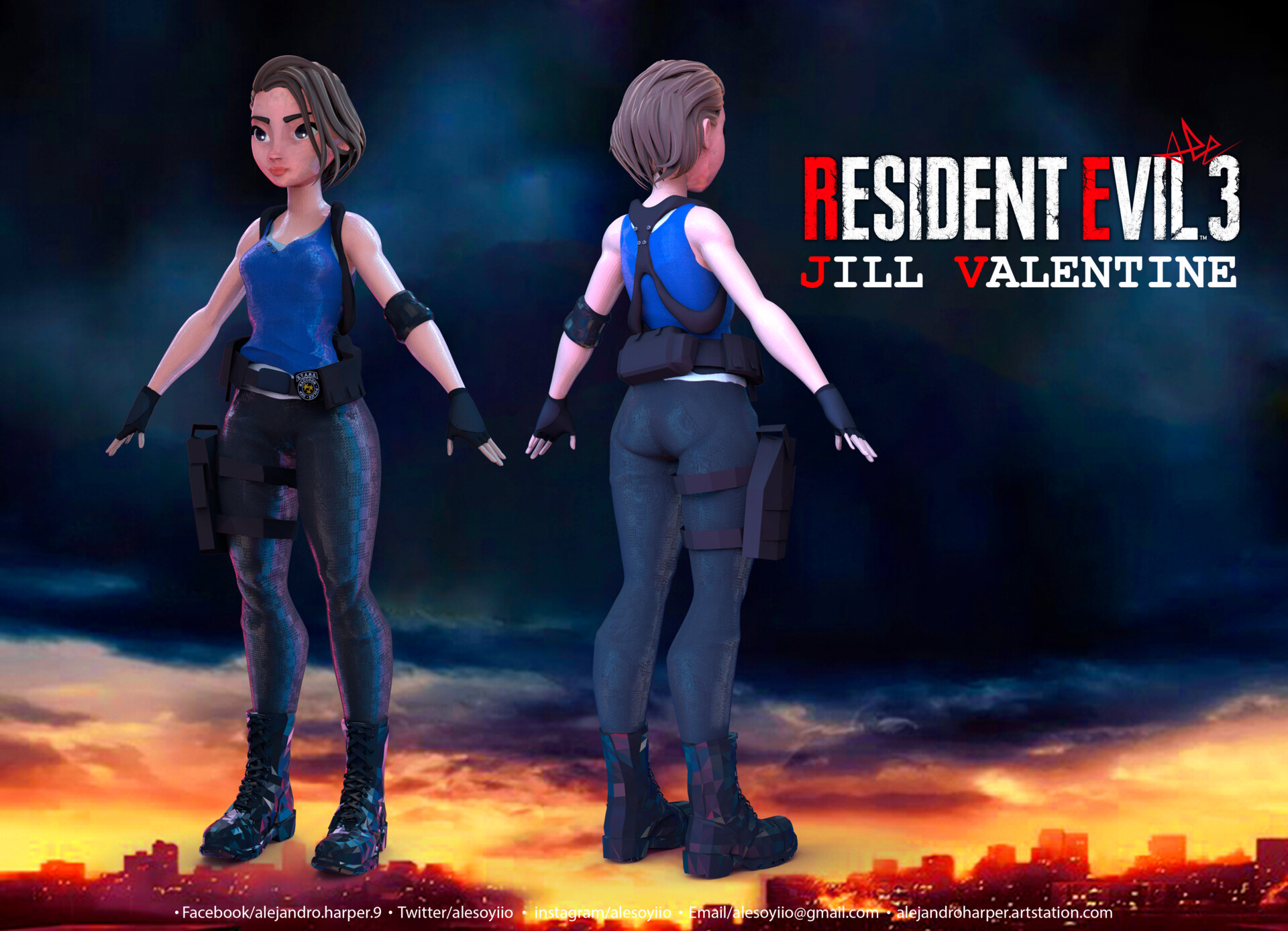ArtStation - JILL VALENTINE