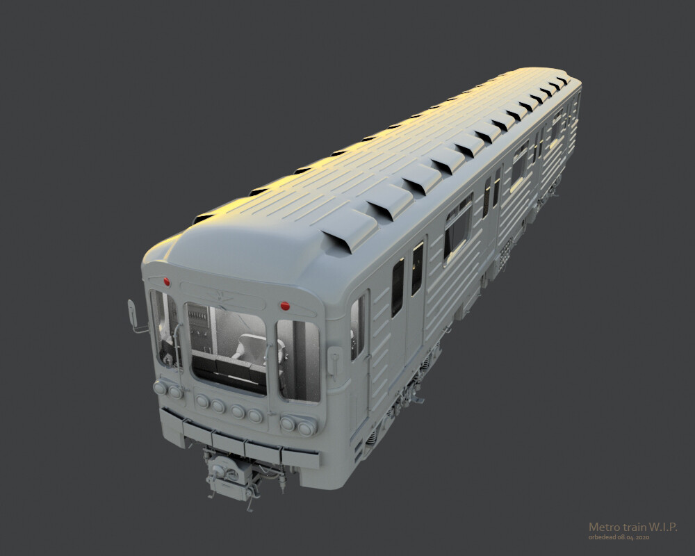 ArtStation - Metro train 2
