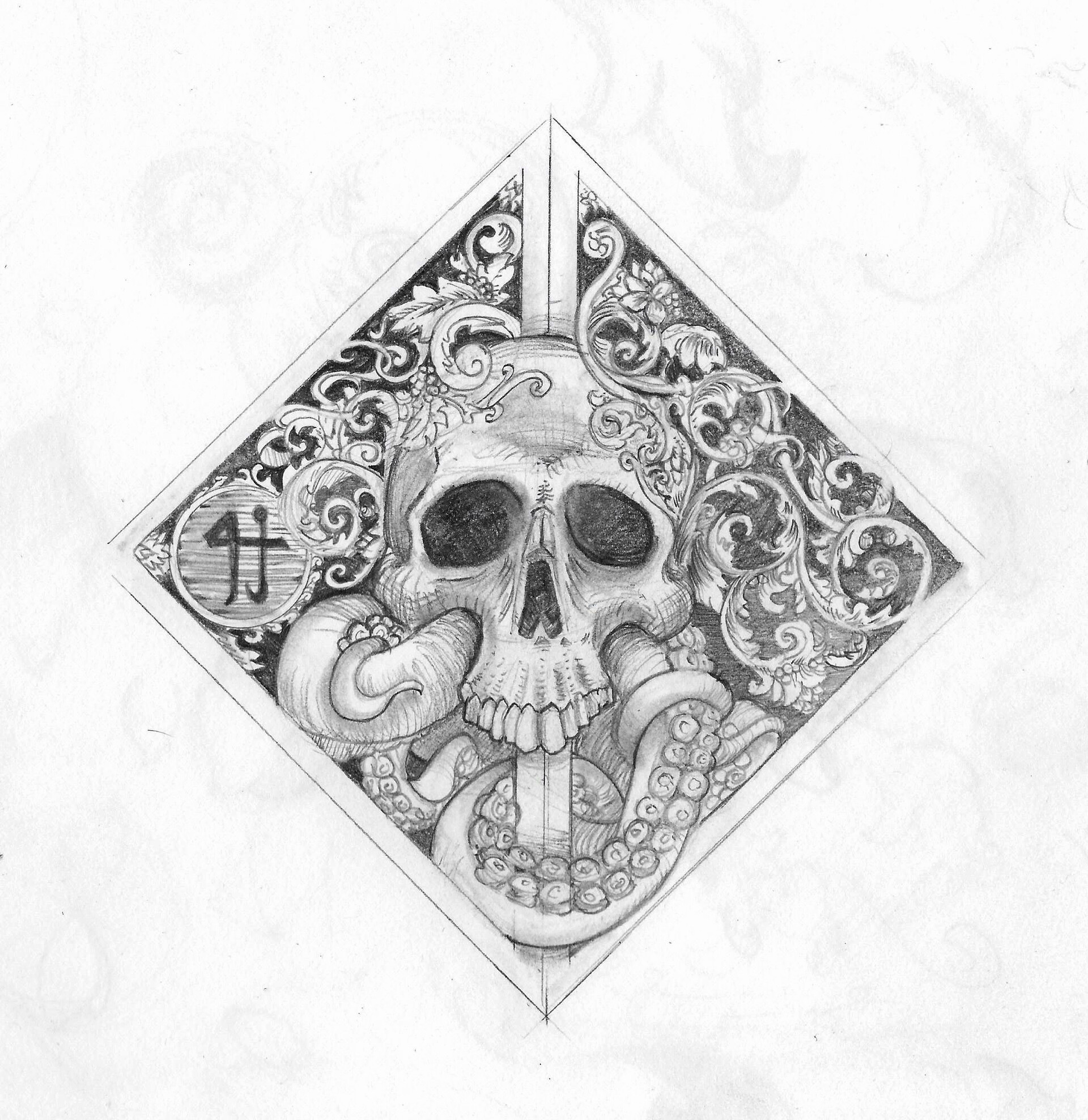 Kenneth Robkin - Filigree Skull