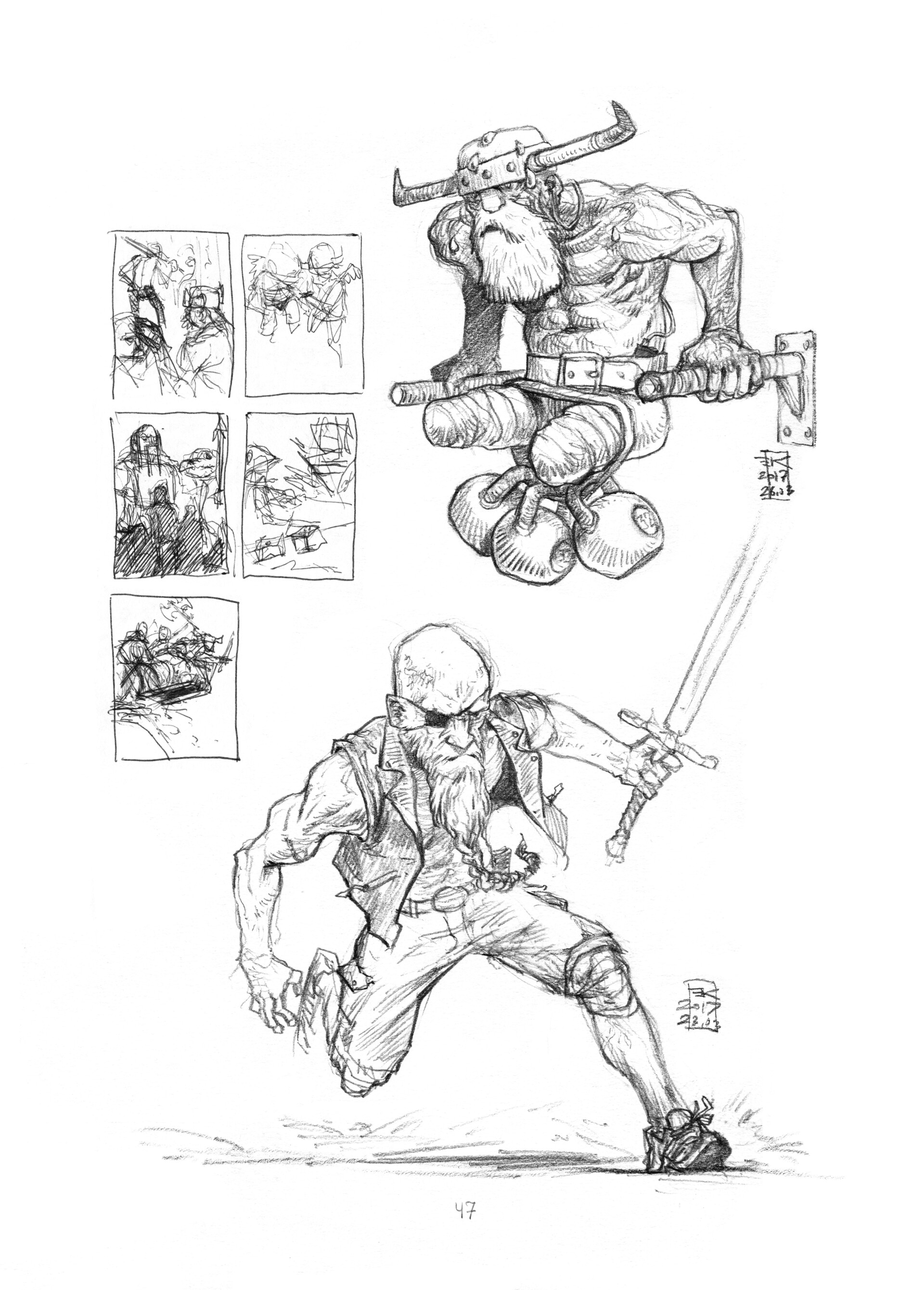 The Lost Hero Characters Drawing