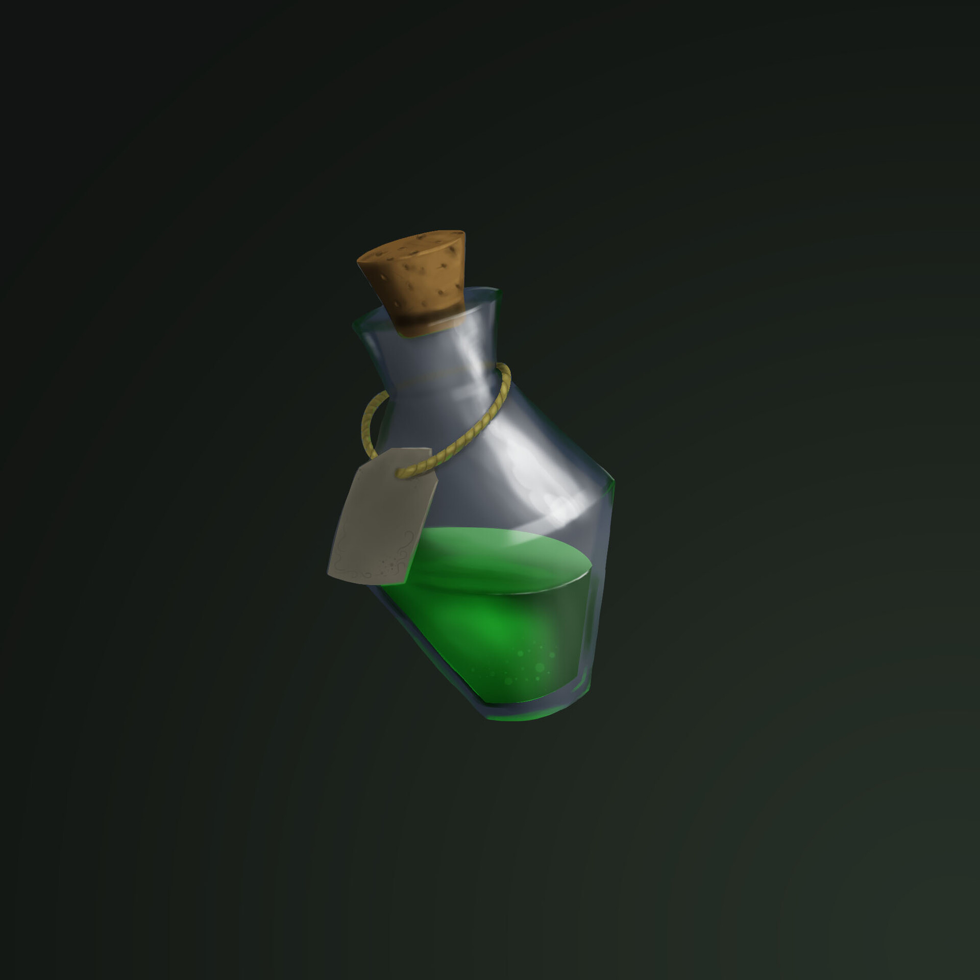 ArtStation - Potion Bottle