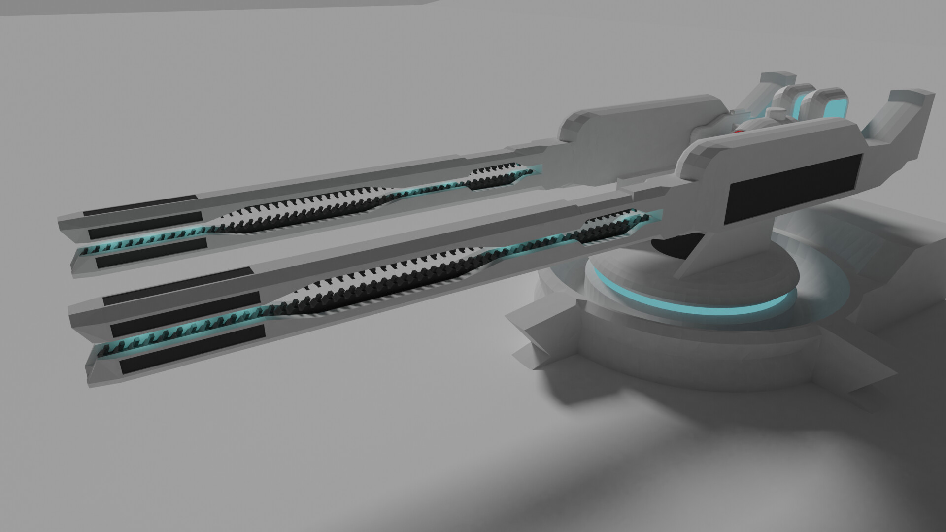 ArtStation - Low poly Plasma Gun