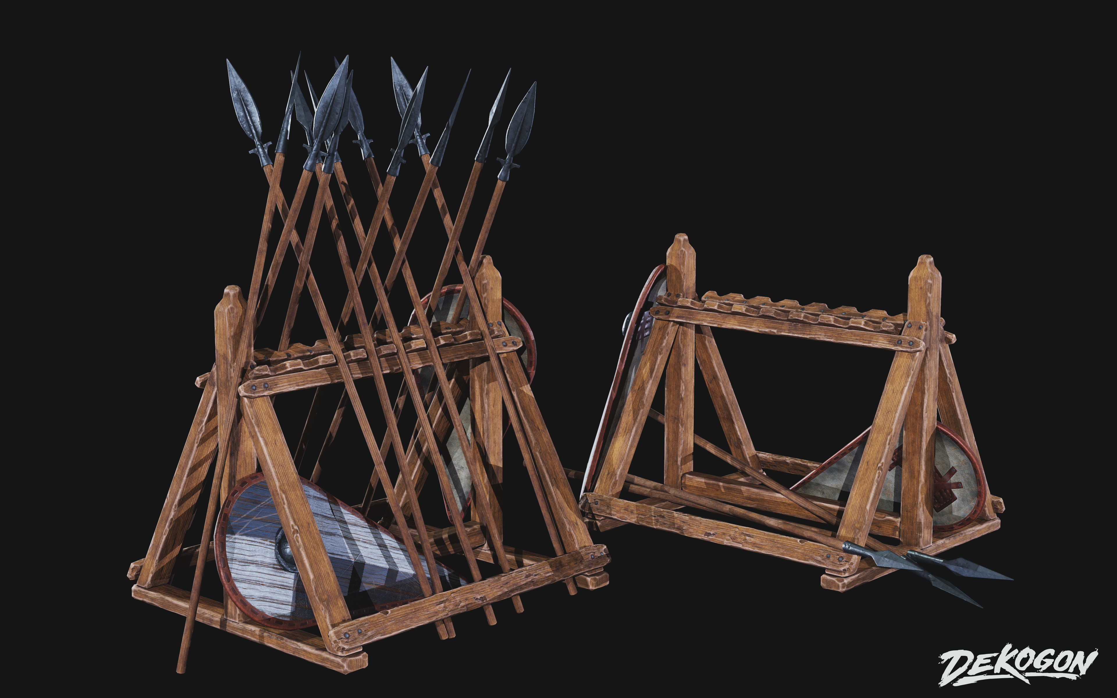 Shaafi Ahmad - Medieval Weapons Rack