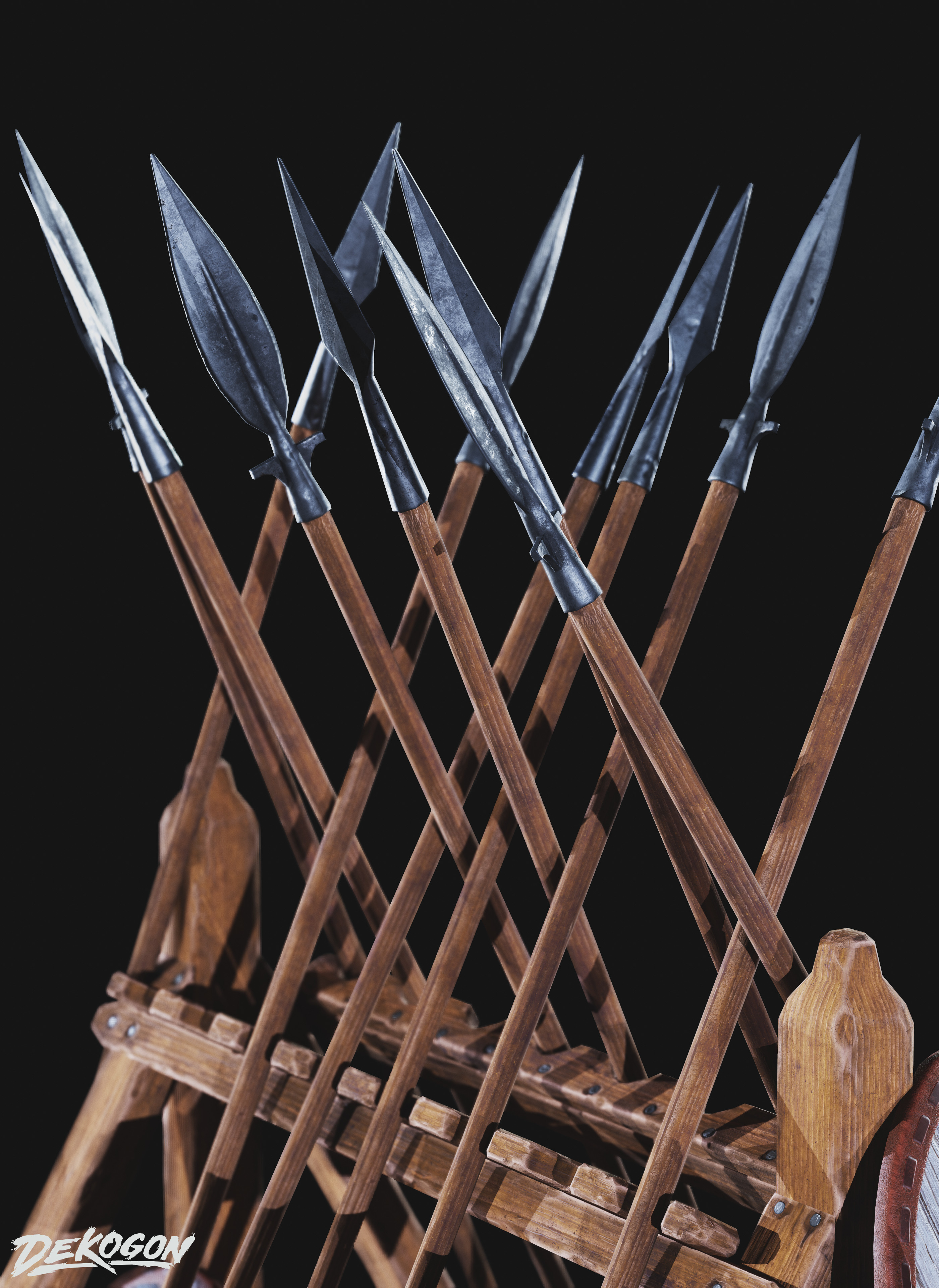 Shaafi Ahmad - Medieval Weapons Rack