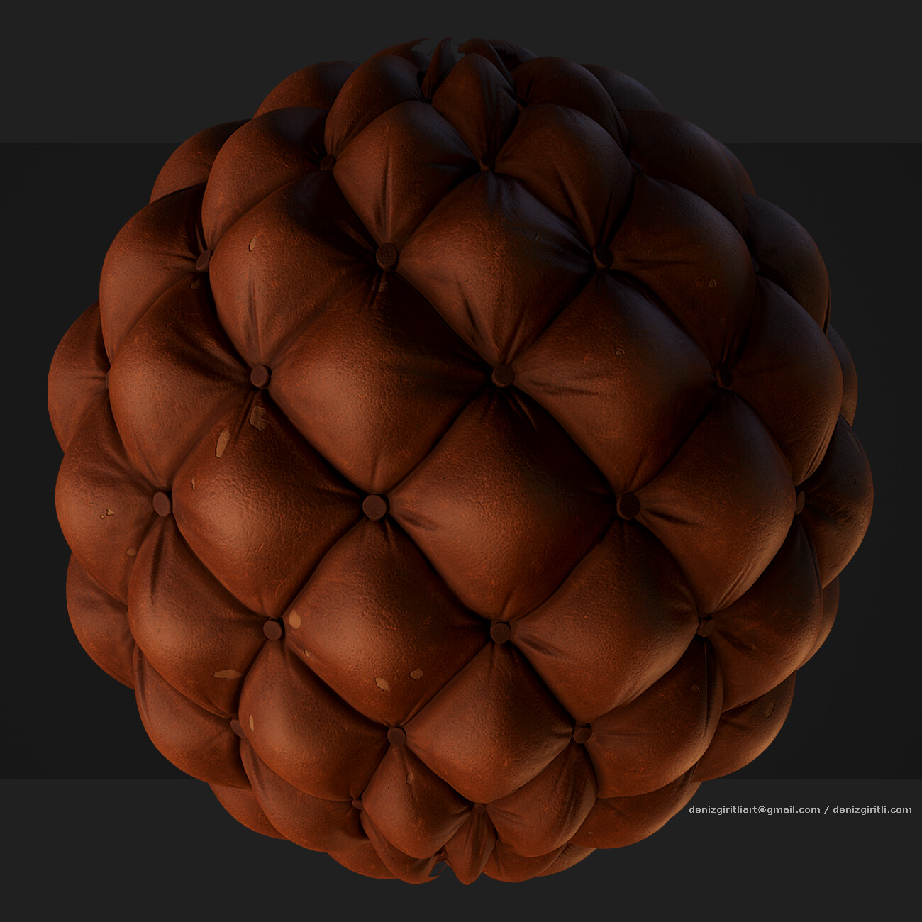 ArtStation - Leather Sofa Material - Substance Designer