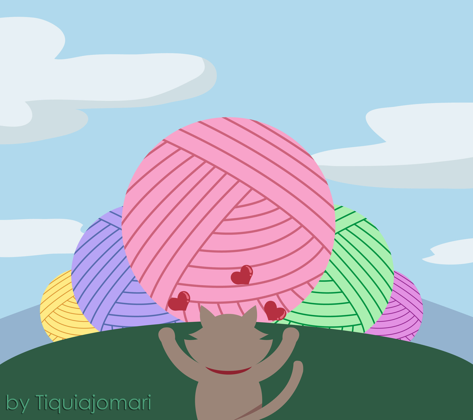 ArtStation - Big Balls of Yarn