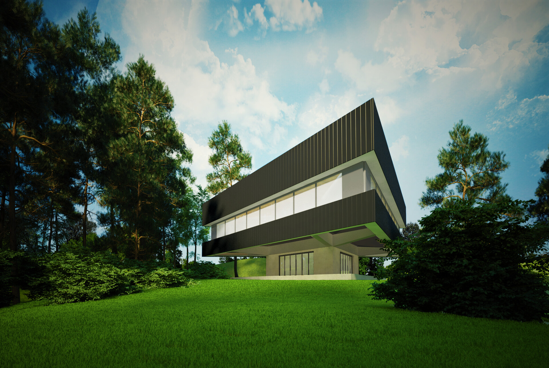 ArtStation - TRIANGLE HOUSE PROJECT