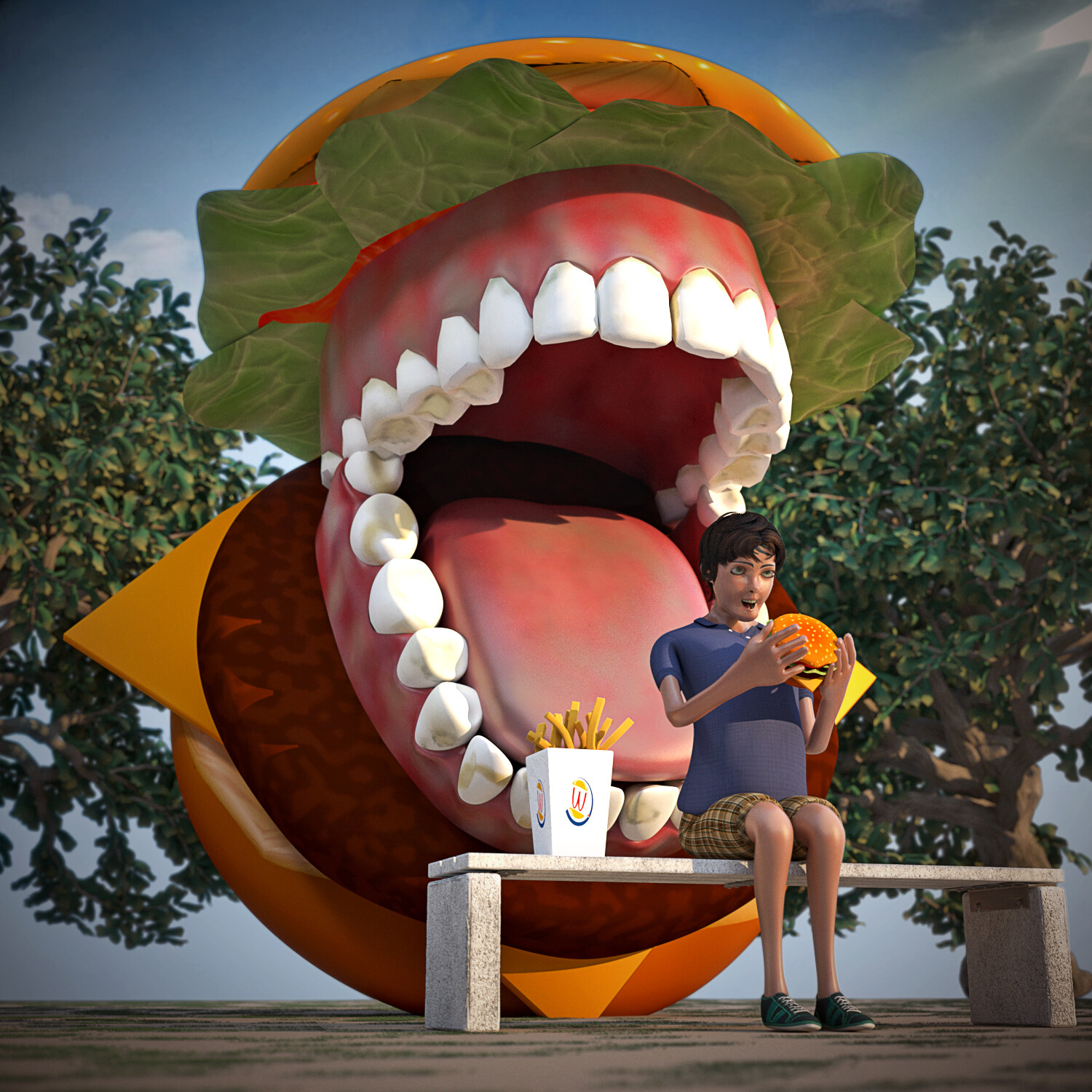 ArtStation - Fast Food