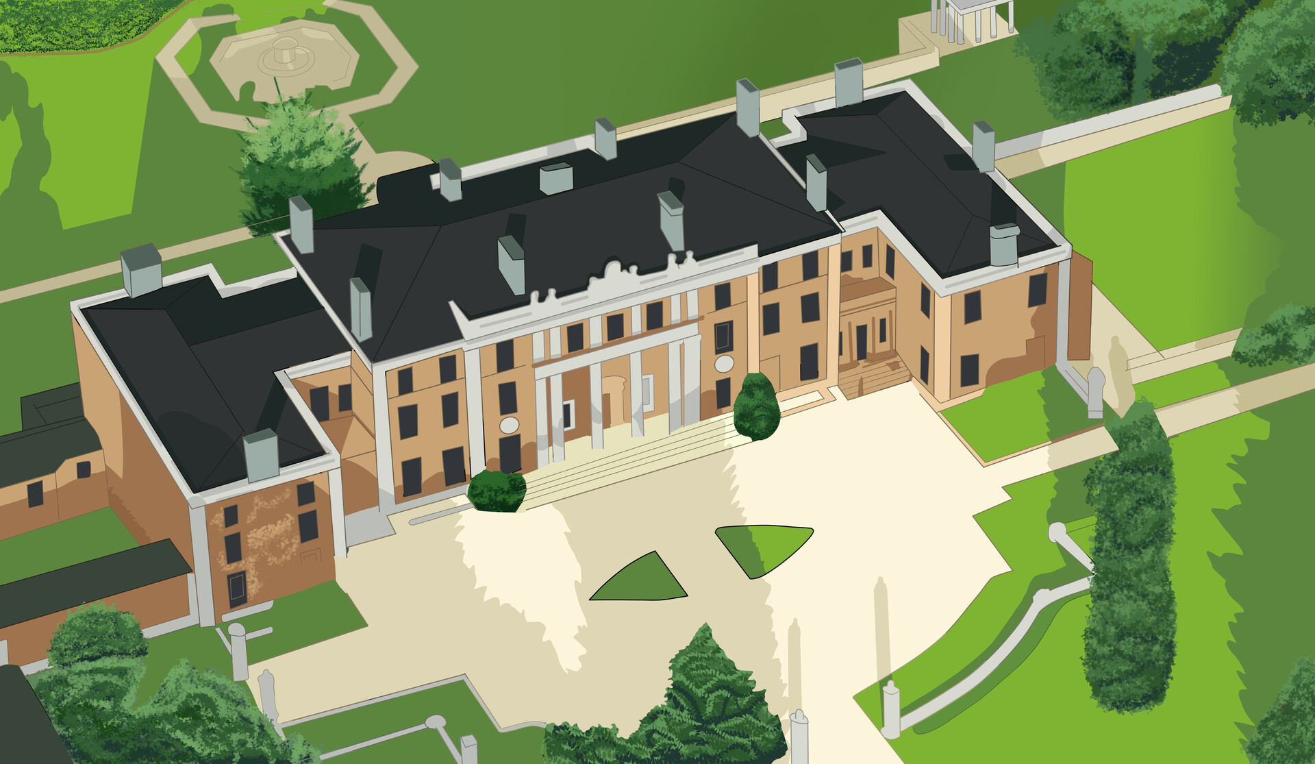 ArtStation - wayne manor