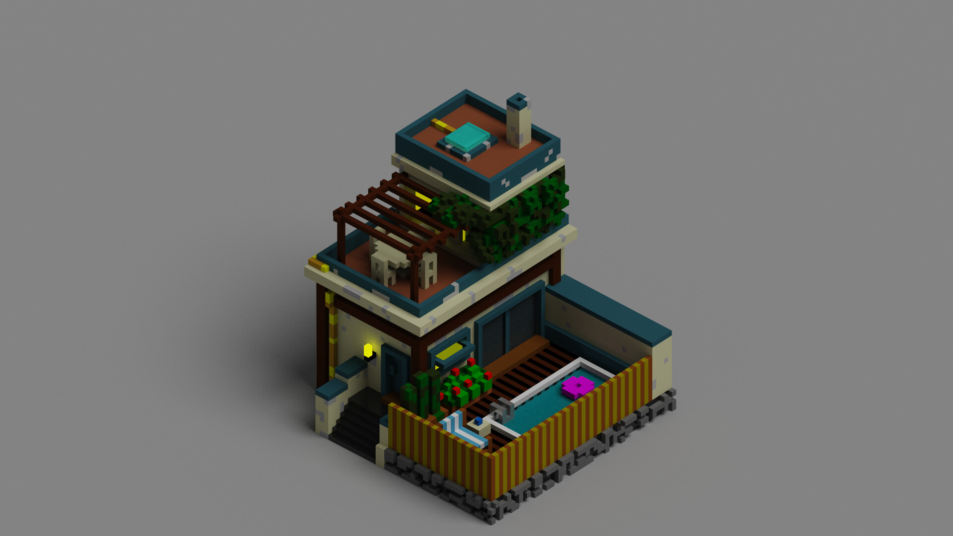 ArtStation - Isometric Home Design
