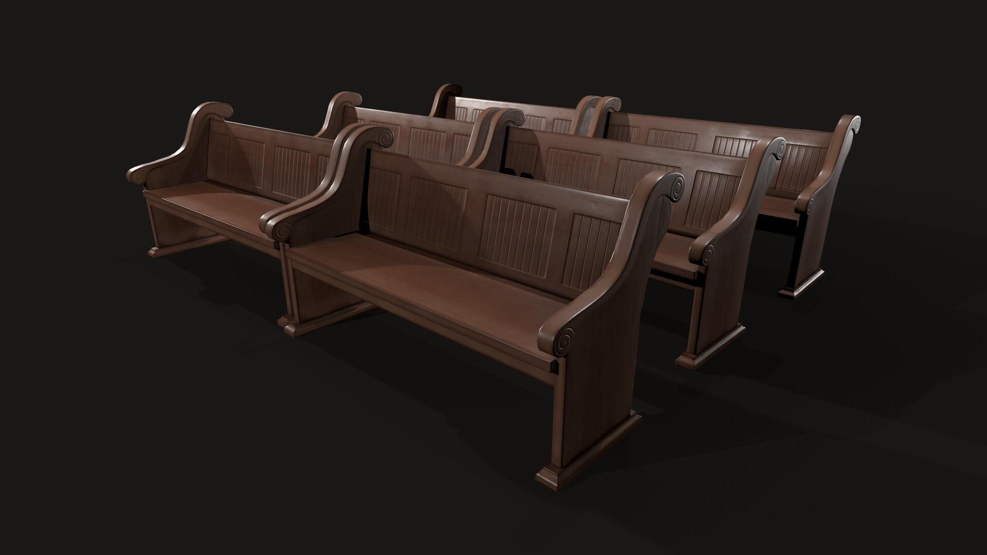 ArtStation - church_bench