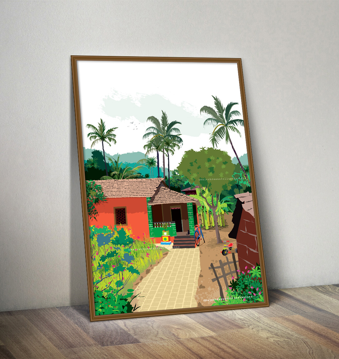 ArtStation - House in Goa, India.