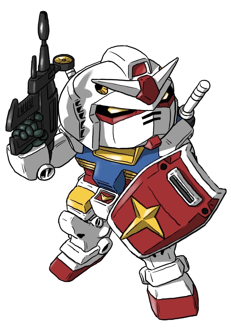 ArtStation - Mobile Suit Gundam