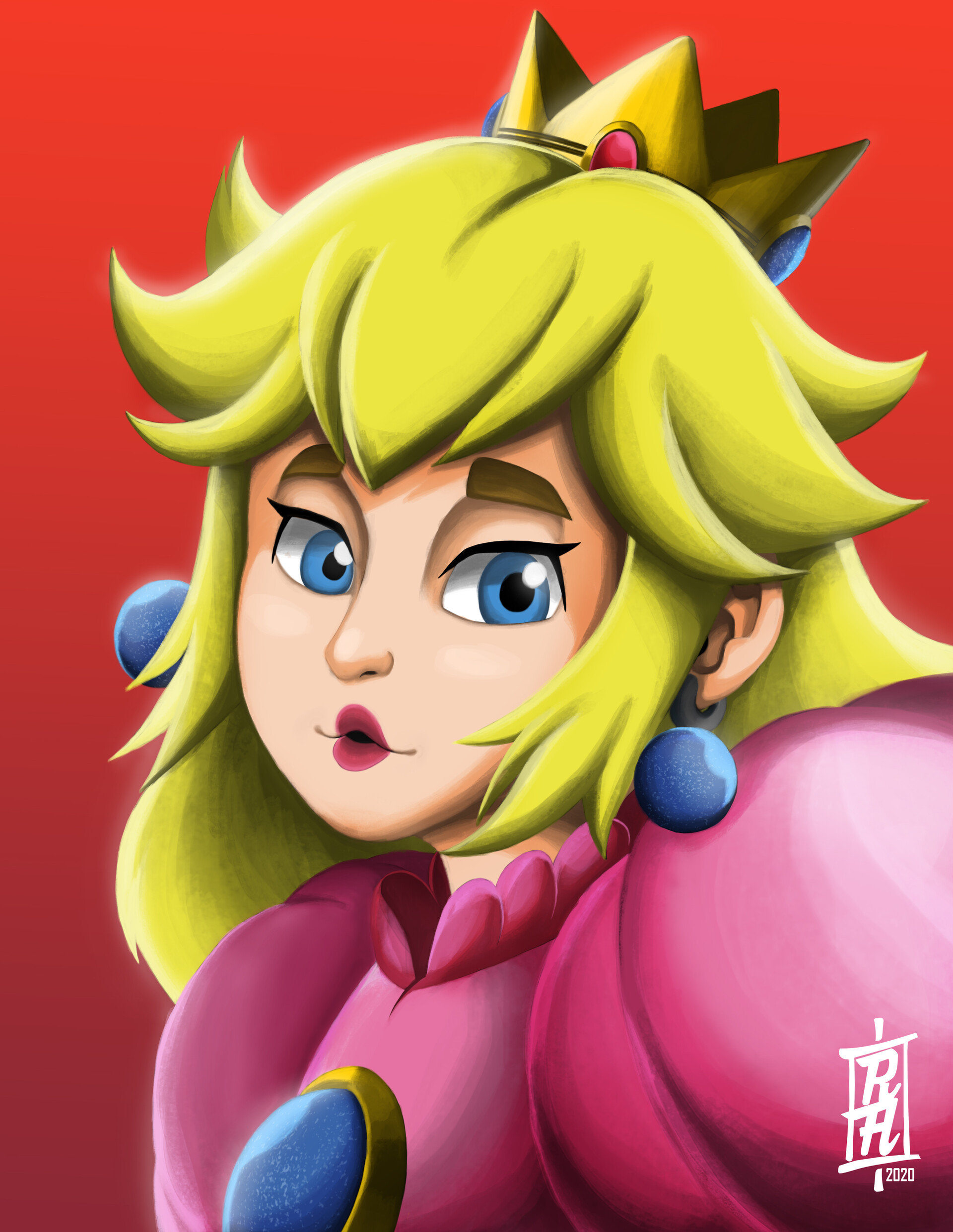 ArtStation - PRINCESS PEACH