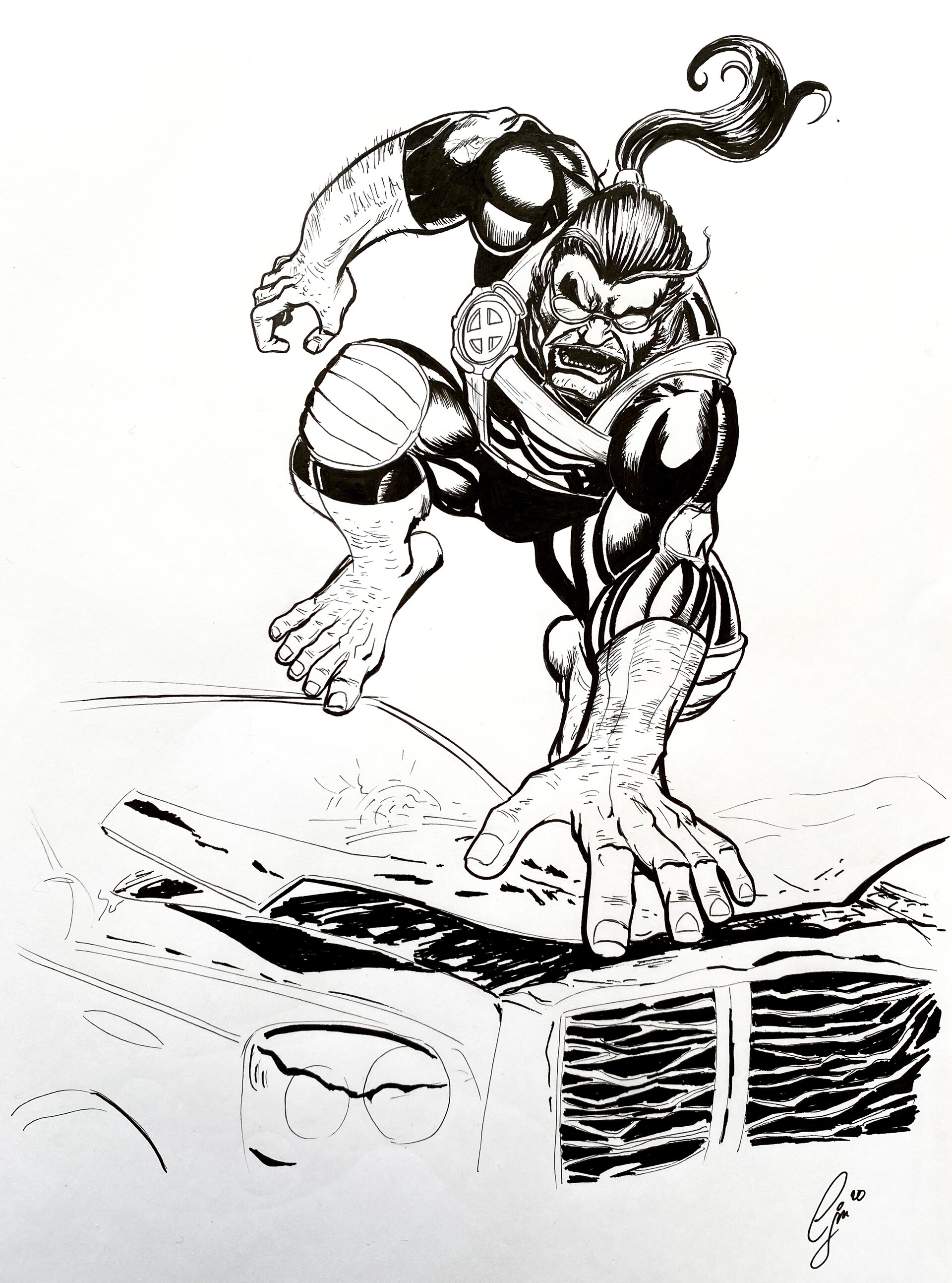 colin merrick portfolio - X-Men Beast Landing