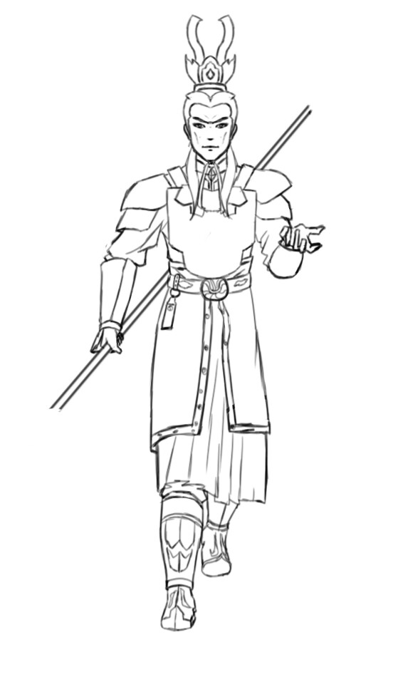 chinese warriors coloring pages