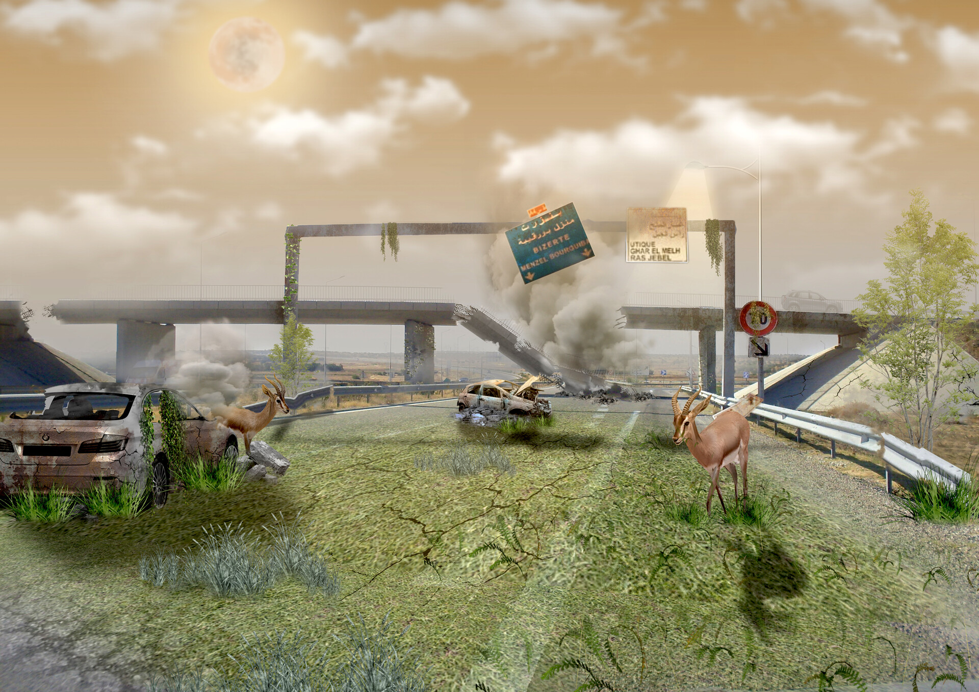 Nizar Ben Sghaier - End Of Road - Photoshop Manipulation tutorial