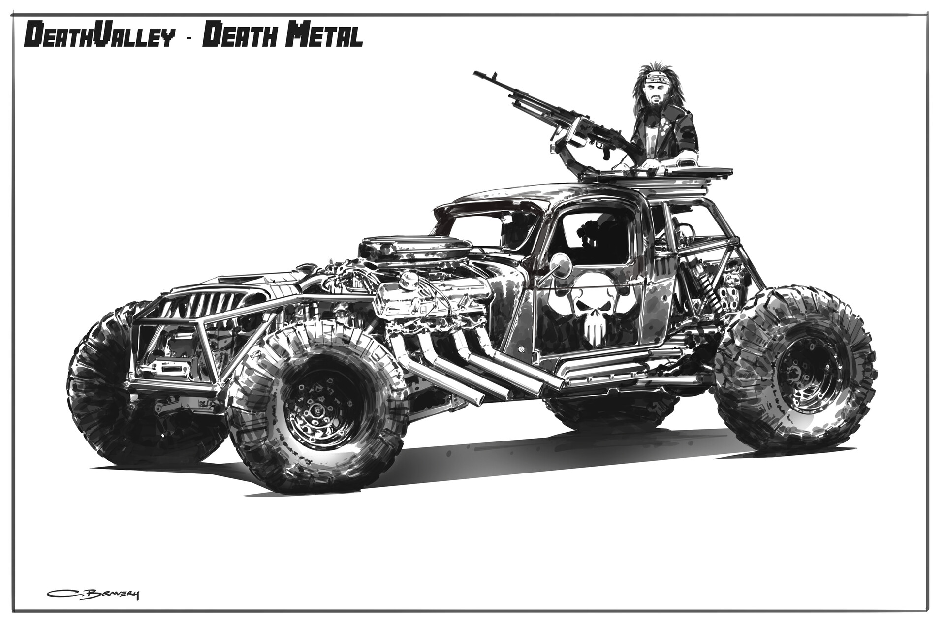 Christian Bravery - Death Valley - Death Metal Concepts...