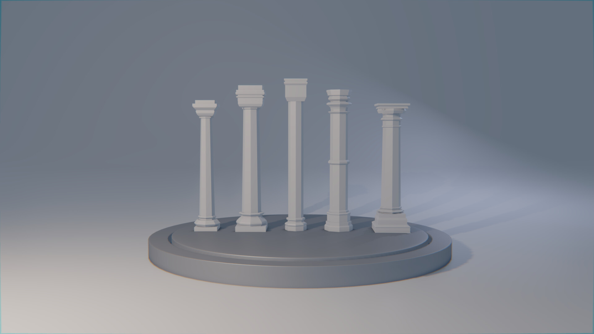 ArtStation - support collums