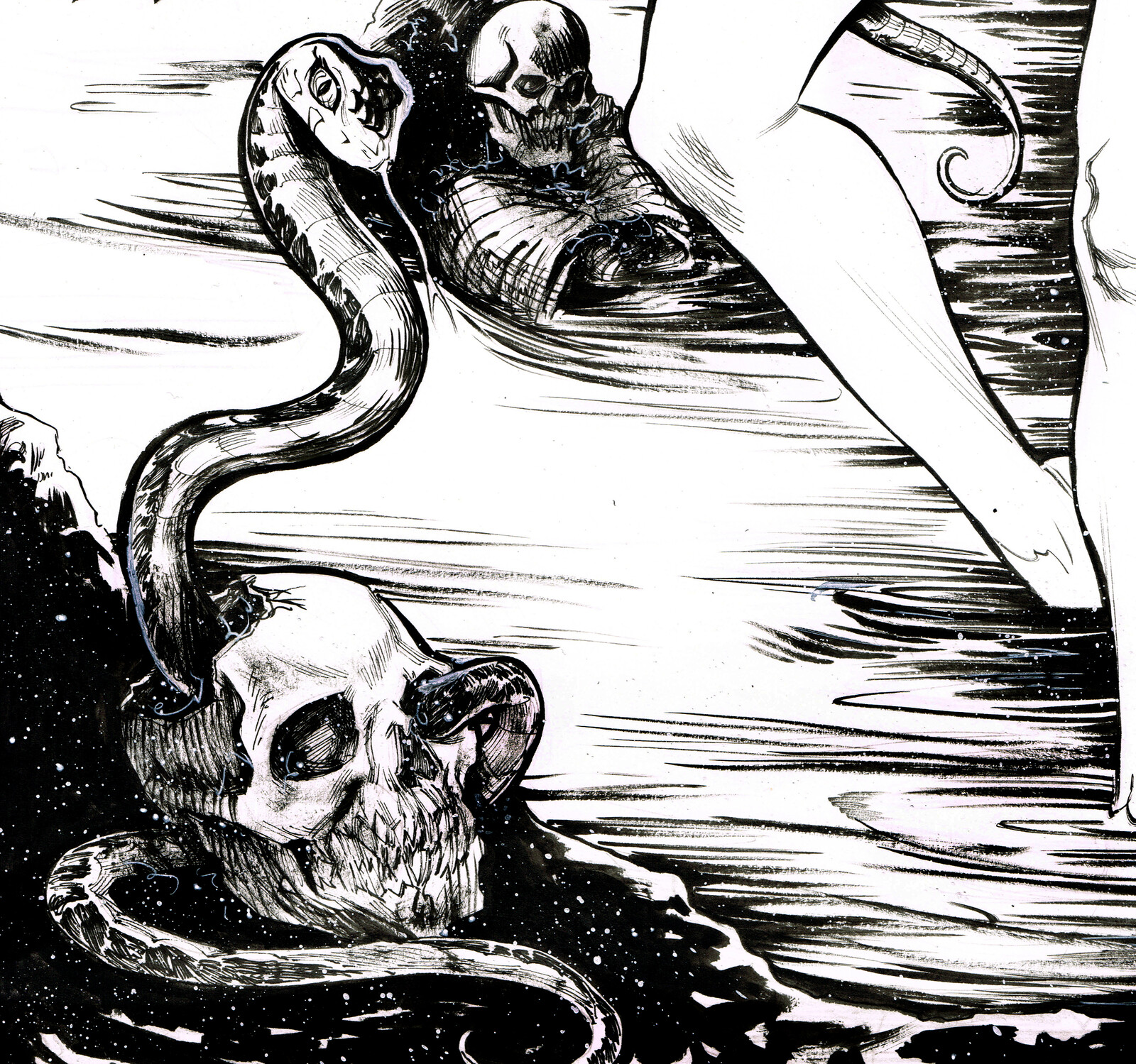 Ester Cardella - commission ink