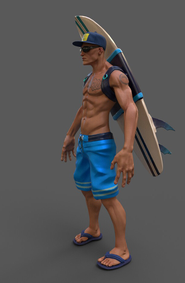 Donny Hamilton - Kill Strain-Playstation- Sylvin Surfer skin