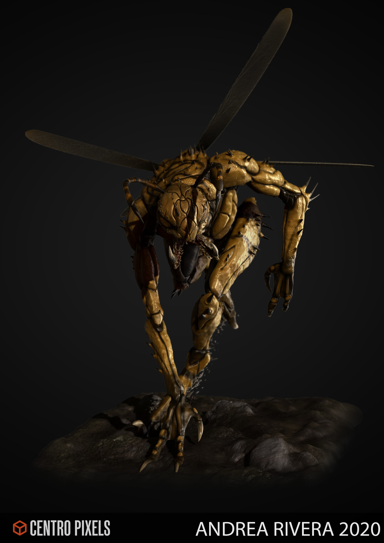 Andrea Rivera - Japanese Hornet monster