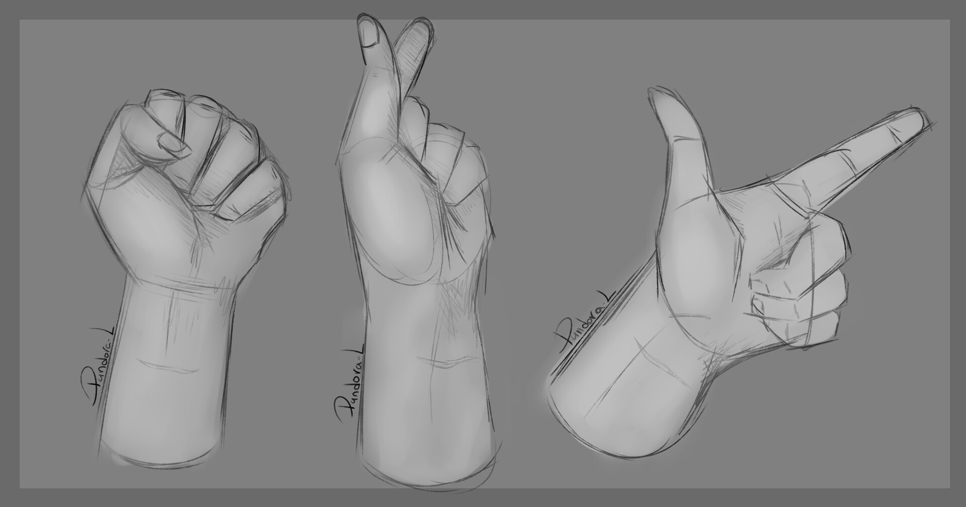 ArtStation - Hand drawing