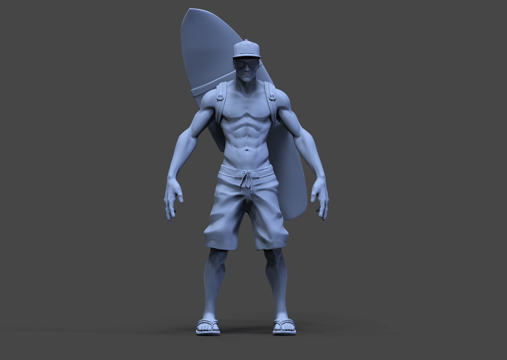 Donny Hamilton - Killstrain- Playstation- Sylvin - Zbrush Sculpt