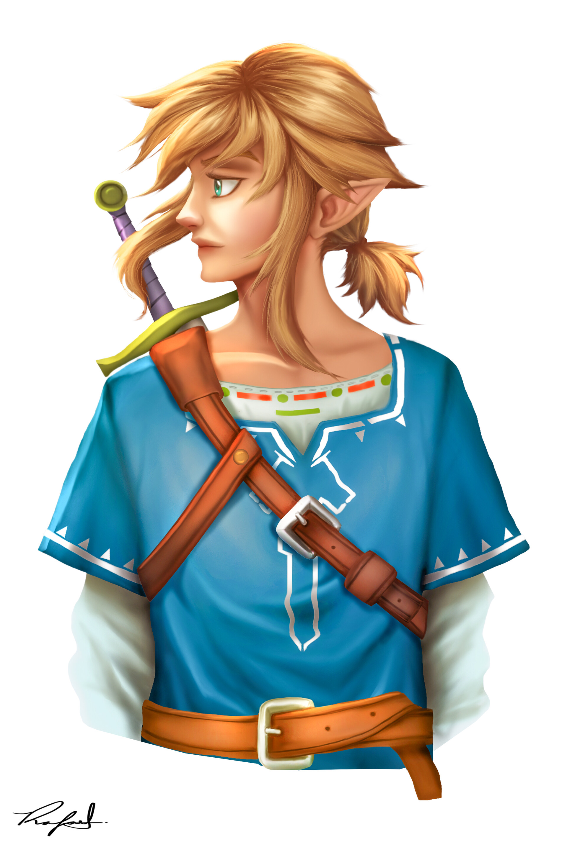 Rafael Batista da Silva - Fanart of ZELDA BREATH OF THE WILD