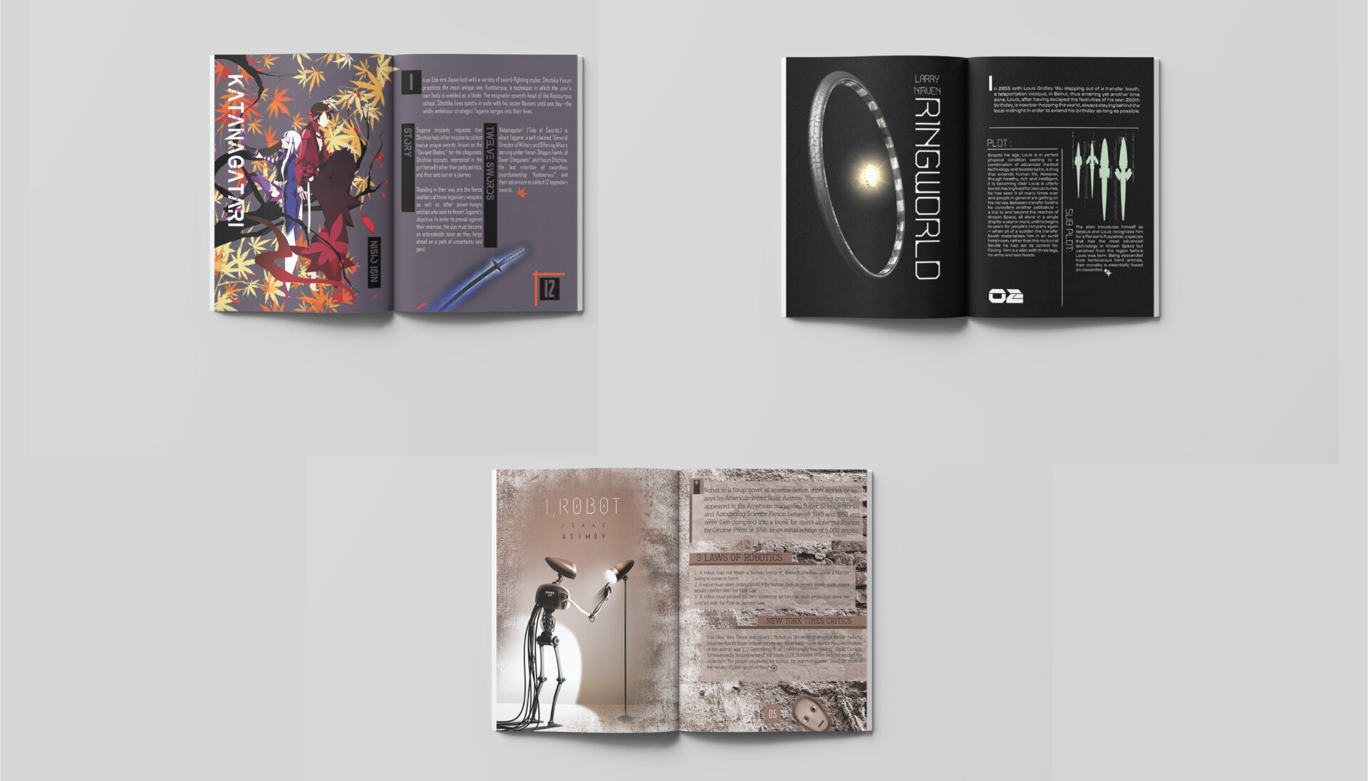 ArtStation - Literature Magazine Layout Set