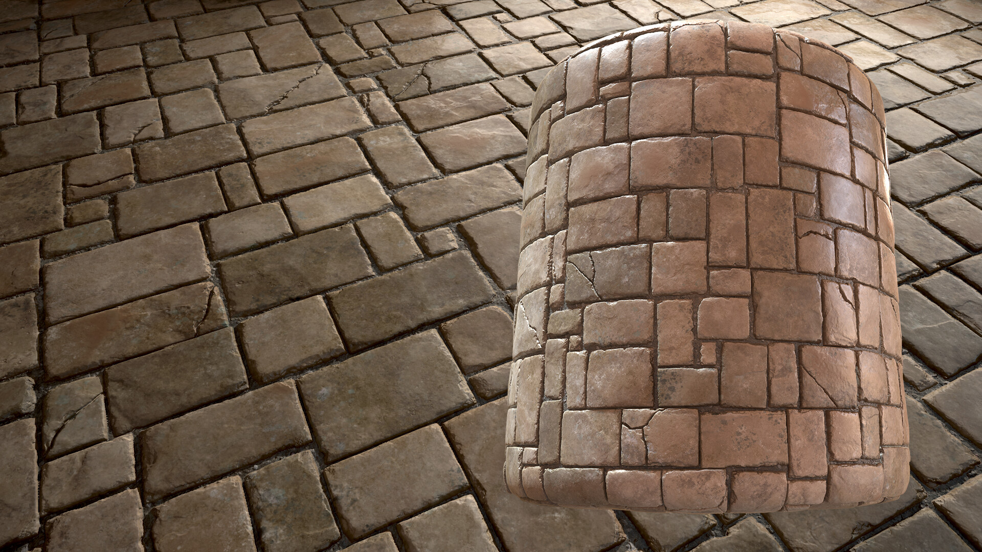 ArtStation - Stone Slab Floor