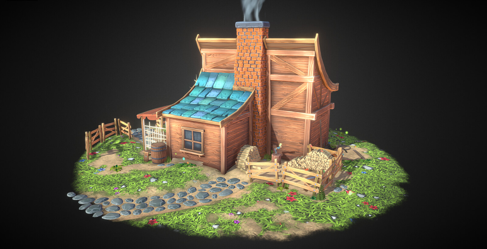 Dominik Jakubczyk - Stylized Lumberjack's Hut