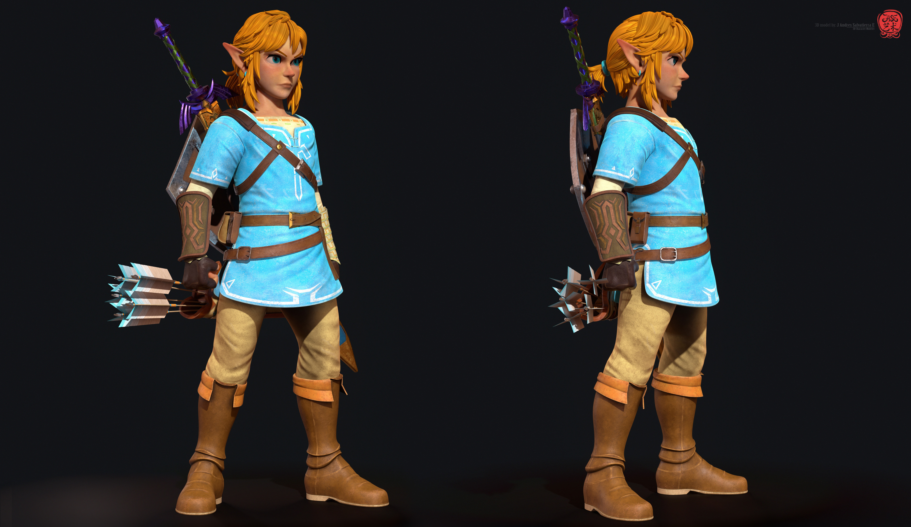 Andres (JASE) Salvatierra - Link - The Legend of Zelda, Breath of the Wild