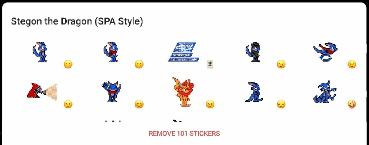 ArtStation - Stegon's Telegram + Signal Sticker Pack