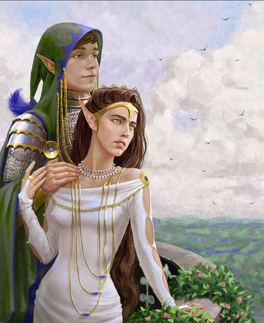 ArtStation - Elf (Threads of Fate game art)