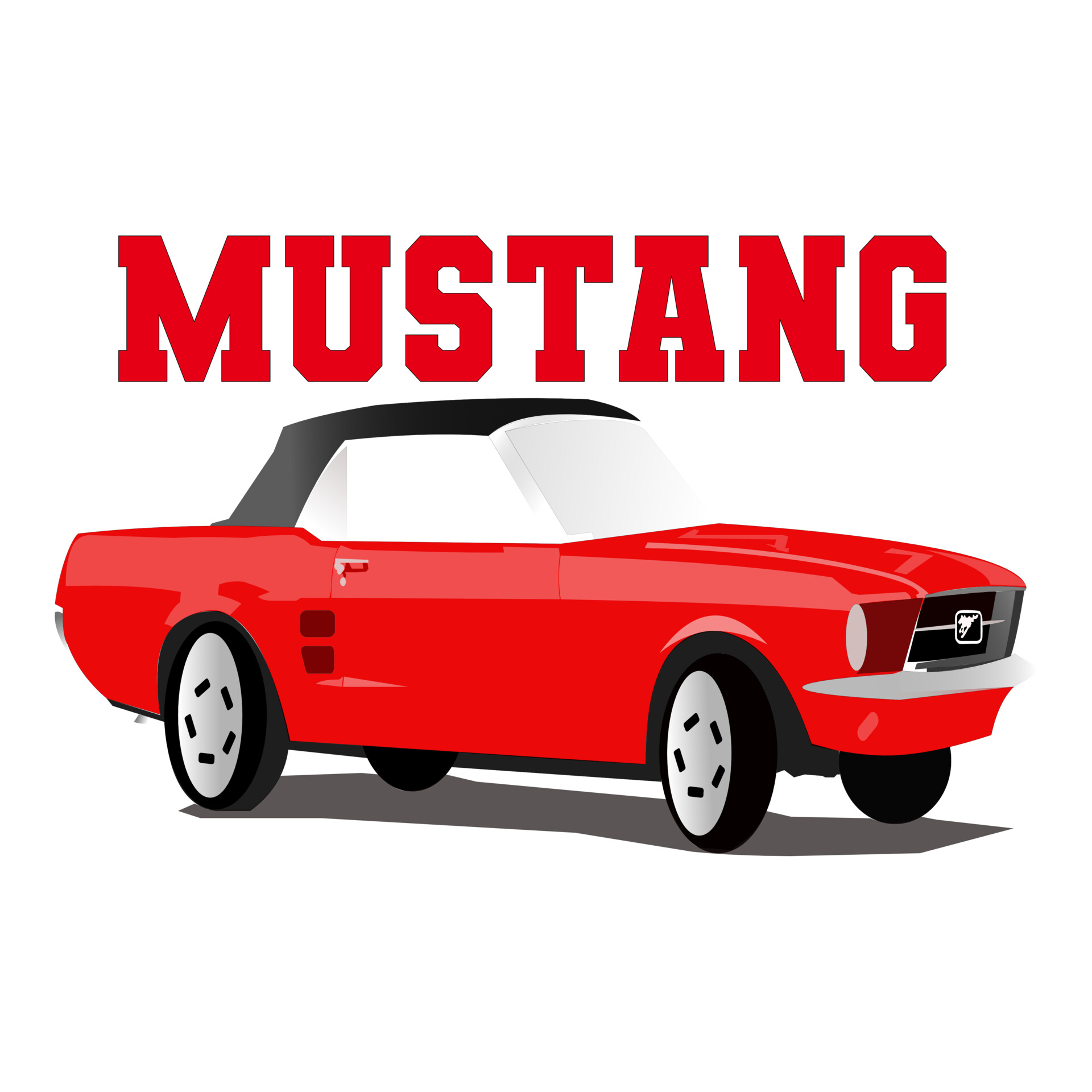 ArtStation - Ford Mustang