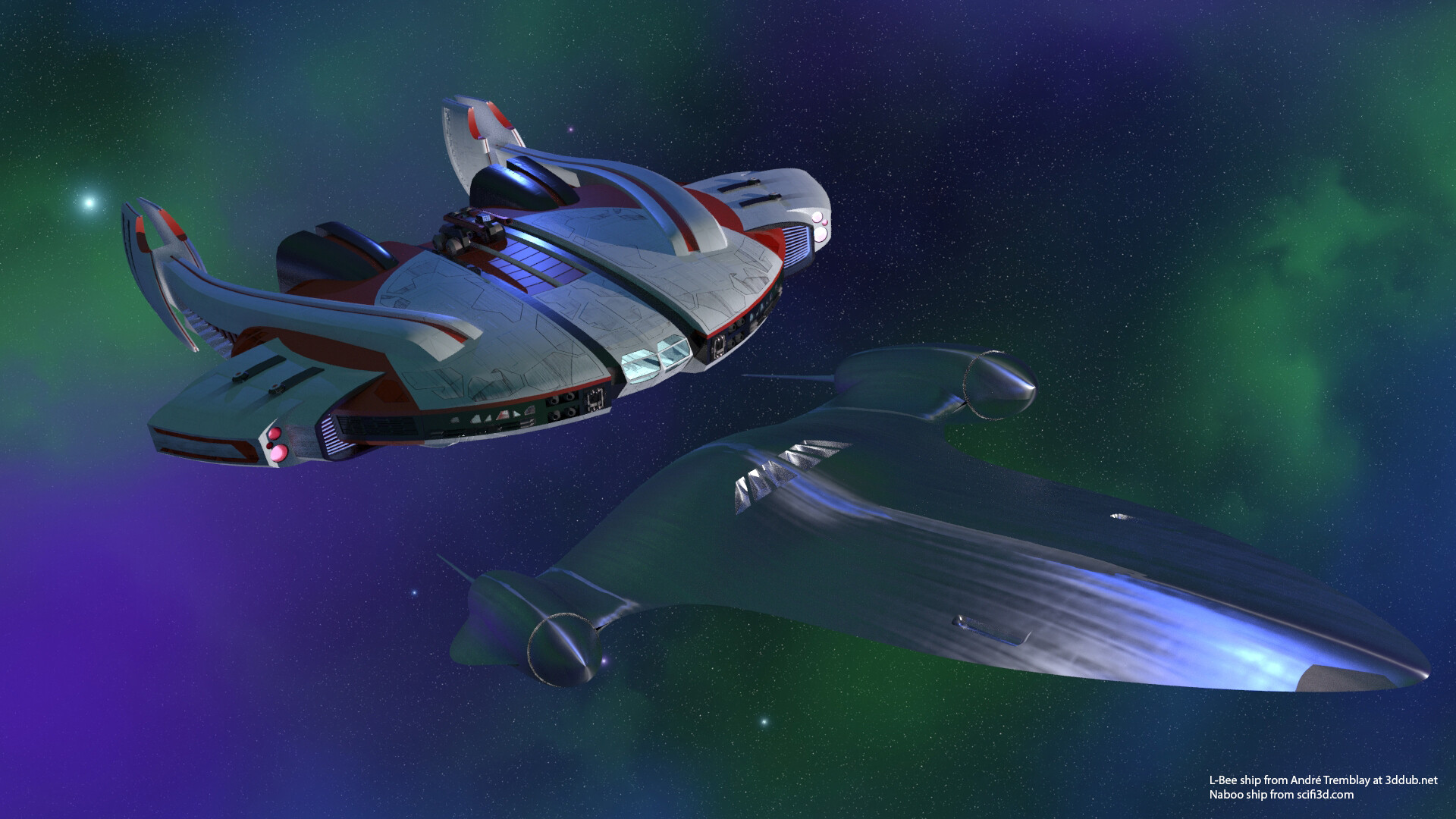 ArtStation - L-Bee spaceship