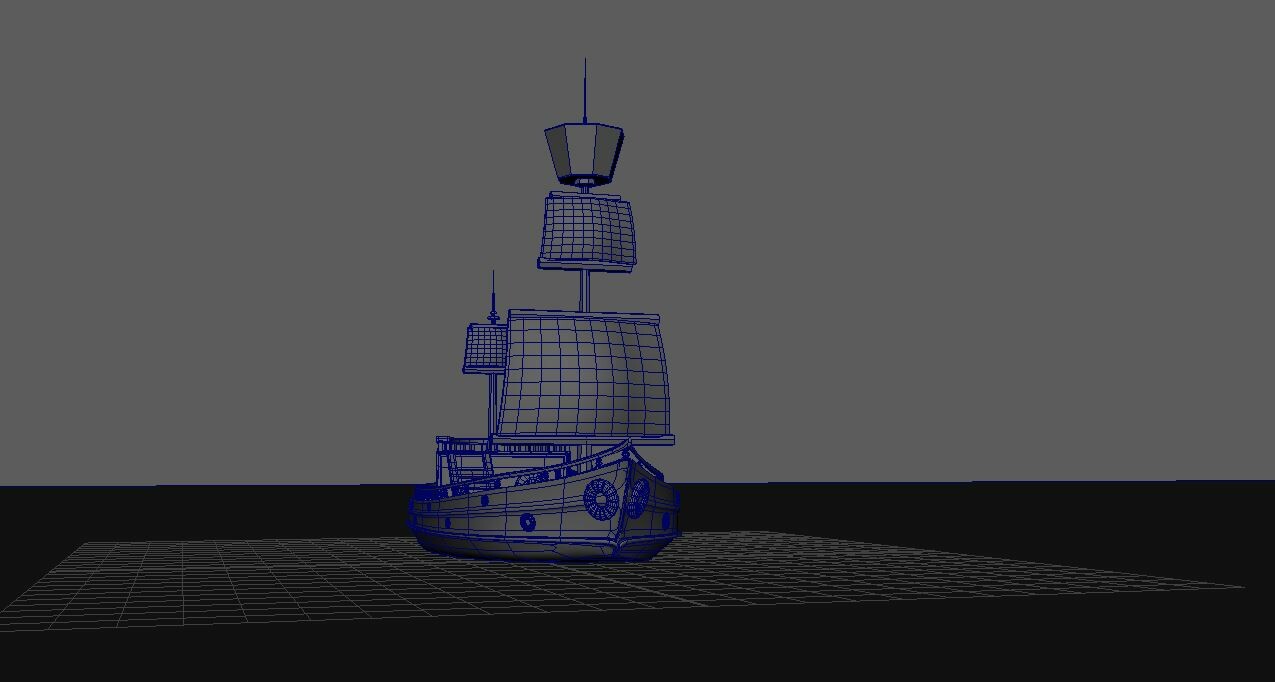 ArtStation - 3D Ship Model Prop