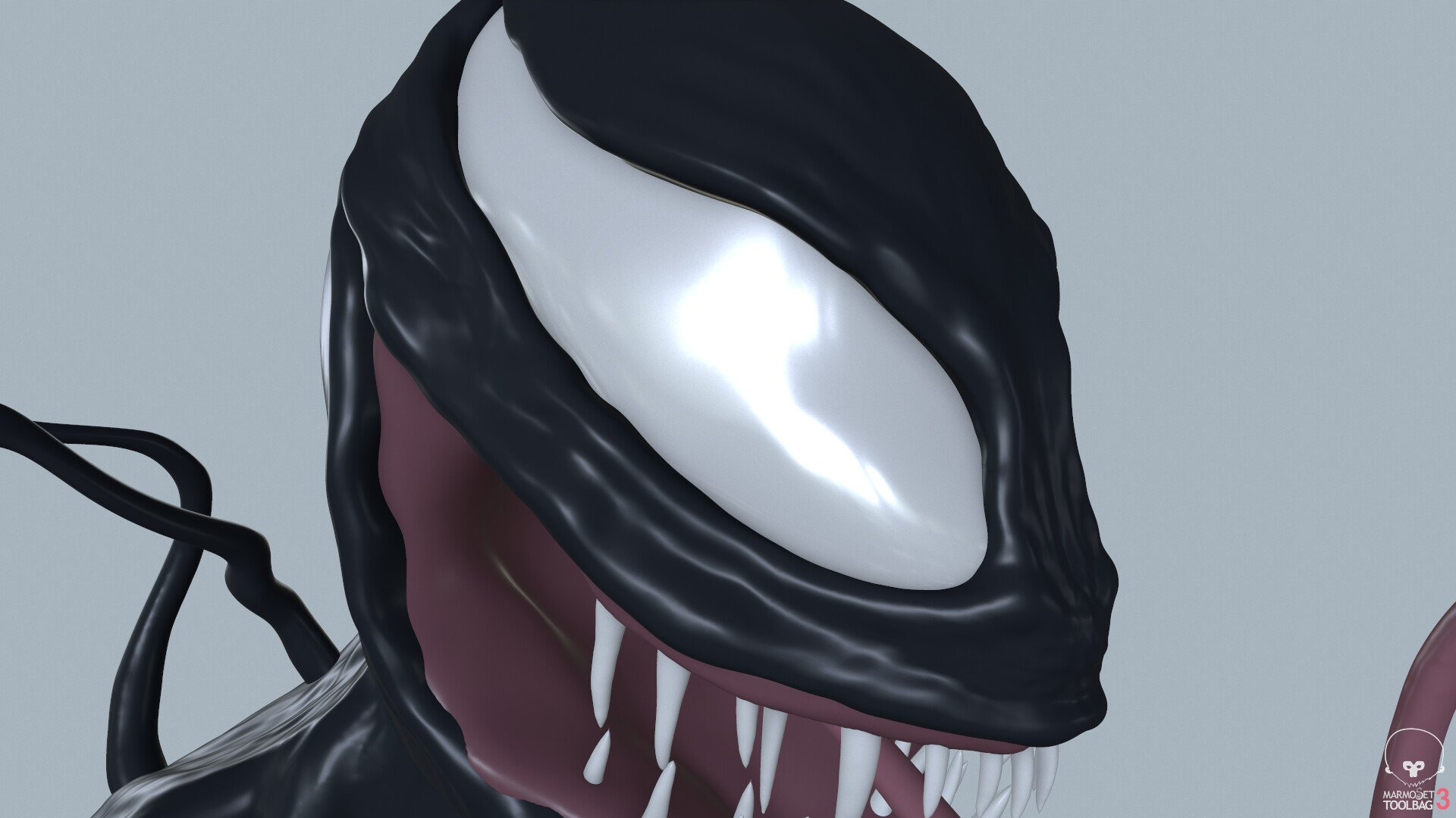 Ameerul Haq - Venom Head Portrait modelling