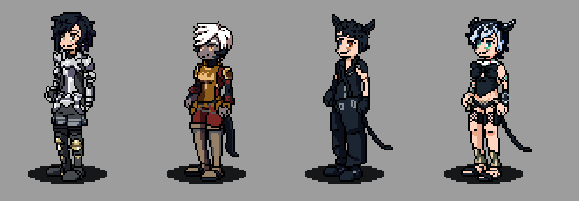 Masashi Osukaa - FFXIV Pixel Party of My Friends (Animated)