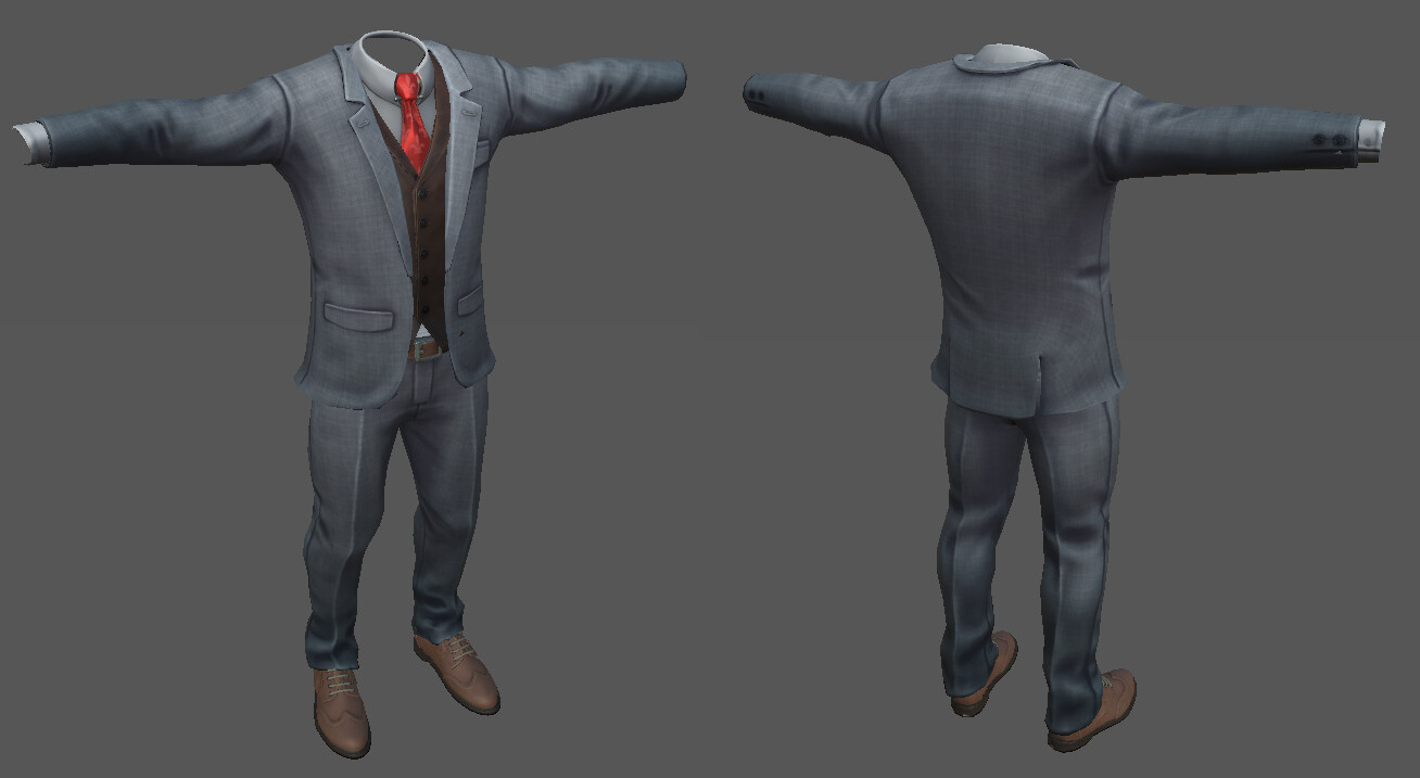 ArtStation - Suit - Stylized