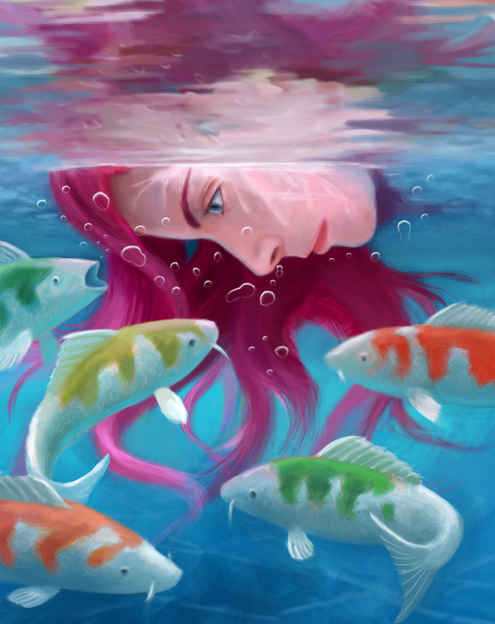 ArtStation - Coy fish