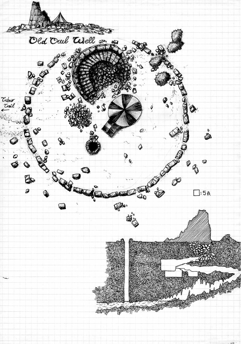 ArtStation - Old Owl Well Map