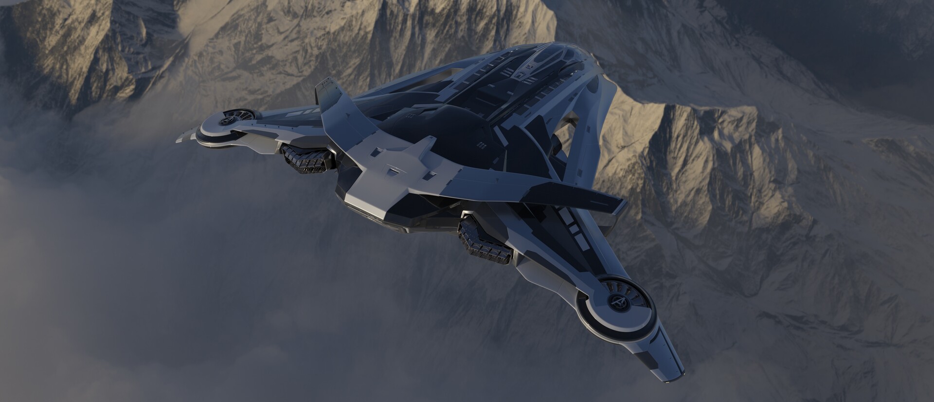 Hayk Khalatyan - "Quinjet", from concept art for "Age of Ultron"