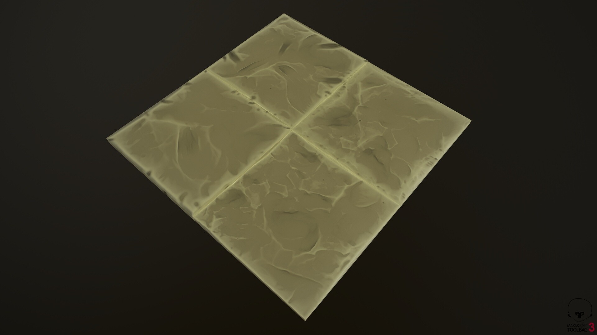ArtStation - Stylized Stone Slab