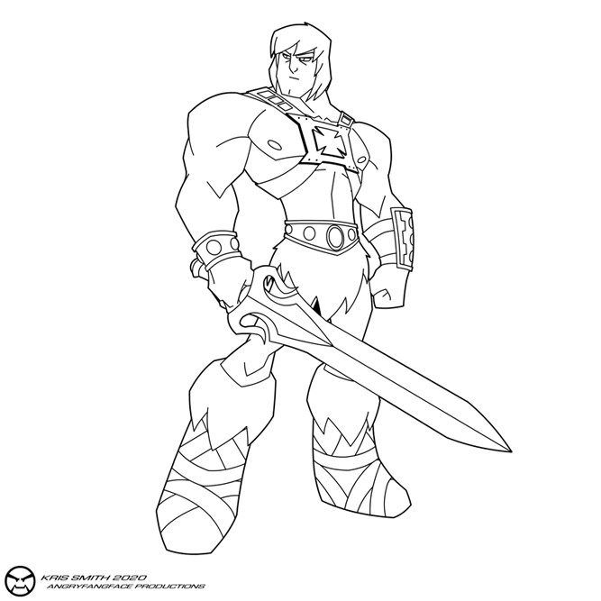 new he man coloring pages