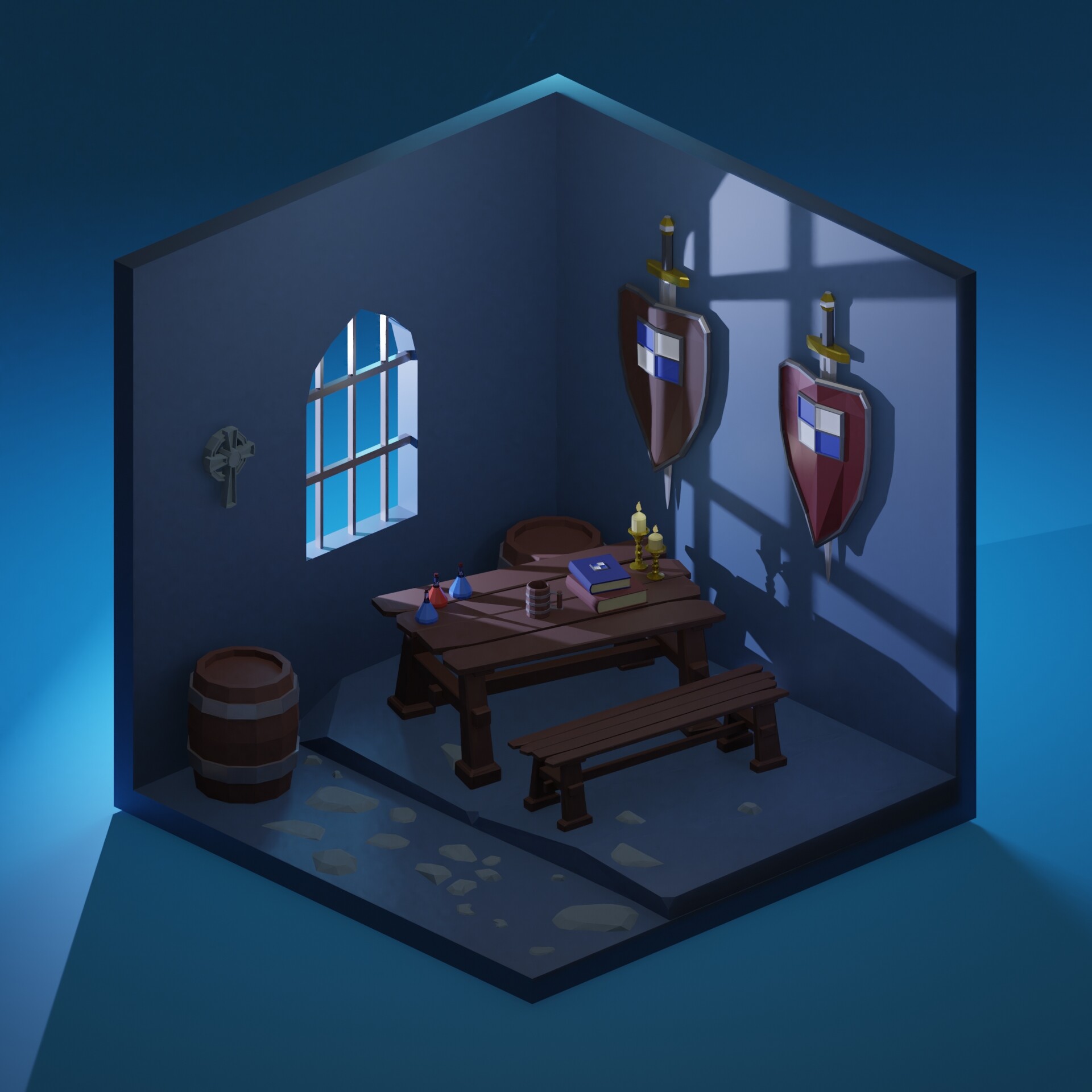 ArtStation - Medieval room
